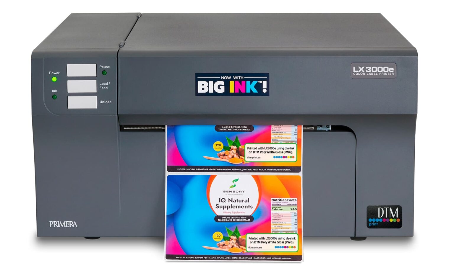 New LX3000e Color Label Printer With ‘Big Ink’ - ME Printer