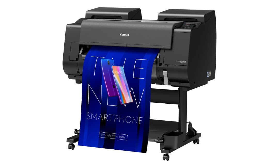Canon Premiers LFP with Aqueous Pigment Fluorescent Ink - ME Printer