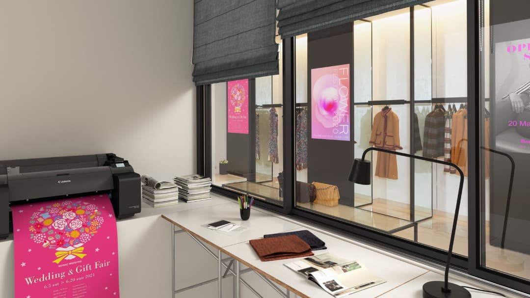 Canon Premiers LFP with Aqueous Pigment Fluorescent Ink - ME Printer