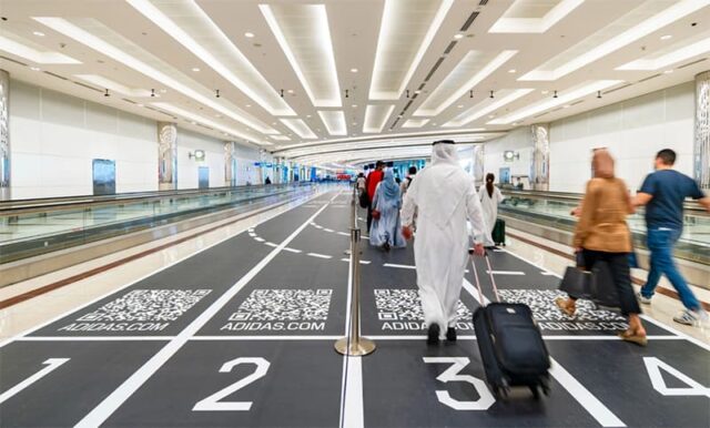 Adidas Inaugurates Running Track at DXB Terminal - ME Printer