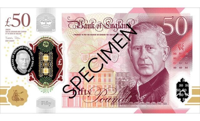 Bank of England Unveils New King Charles III Banknotes - ME Printer