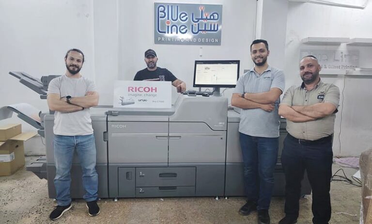 Iraq’s Blue Line Printers Installs Ricoh C7500 Printer - ME Printer
