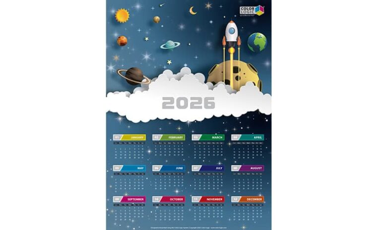 Color-Logic Calendars Showcase Stunning Embellishments - ME Printer